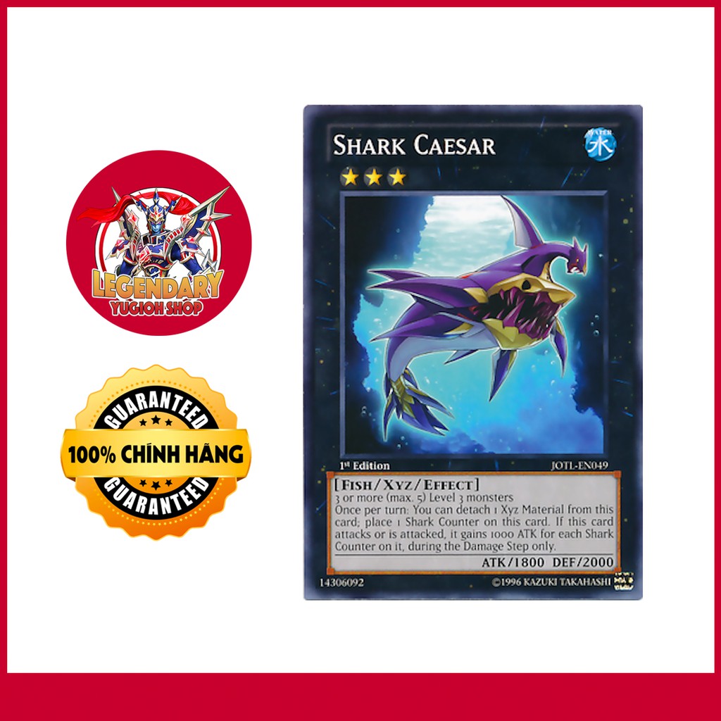 [Thẻ Bài Yugioh Chính Hãng] Shark Caesar | Shopee Việt Nam