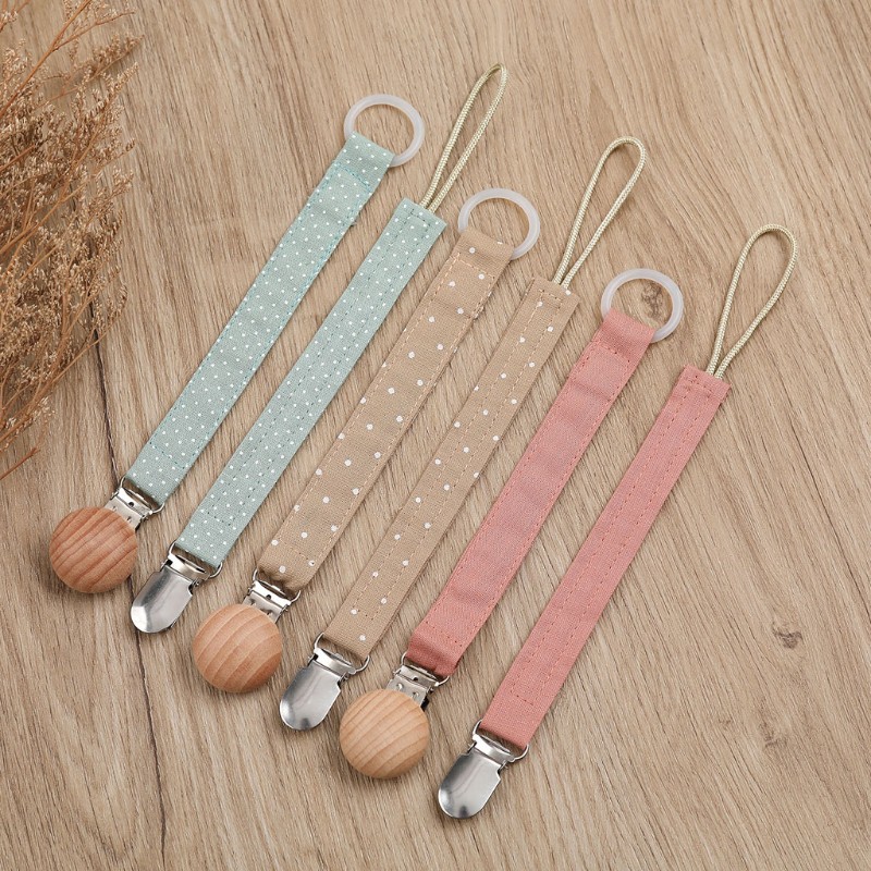 Pacifier Chain Soother Holder Baby Pacifier Dummy Clip Nipple Holder ...