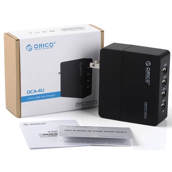 [ORICO] Bộ Sạc Thông Minh ORICO DCK-4U 4 Khe (30W) | Shopee Việt Nam