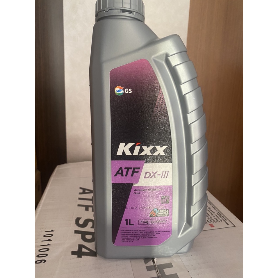 Dầu hộp số (trợ lực lái) Kixx ATF DX III (Thùng 1L*12) | Shopee Việt Nam
