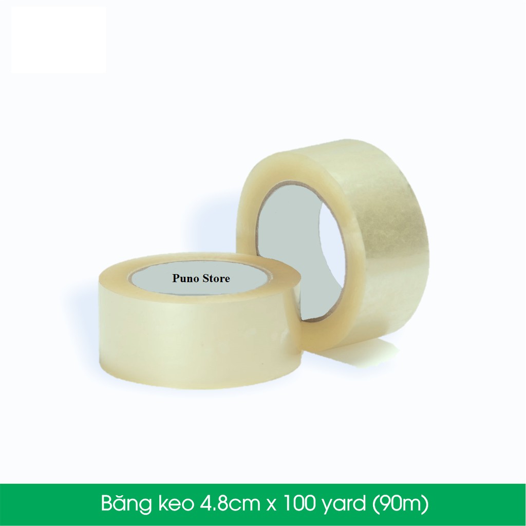 Băng keo trong 4,8cm x 100 Yard (Dày 50Mic) | Shopee Việt Nam
