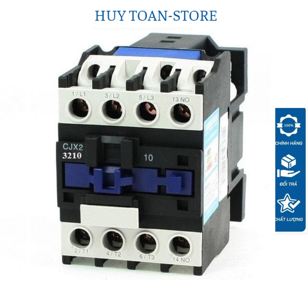 Khởi động từ 32A - contactor CJX 32A - 220v-công tắc tơ 32A | Shopee ...