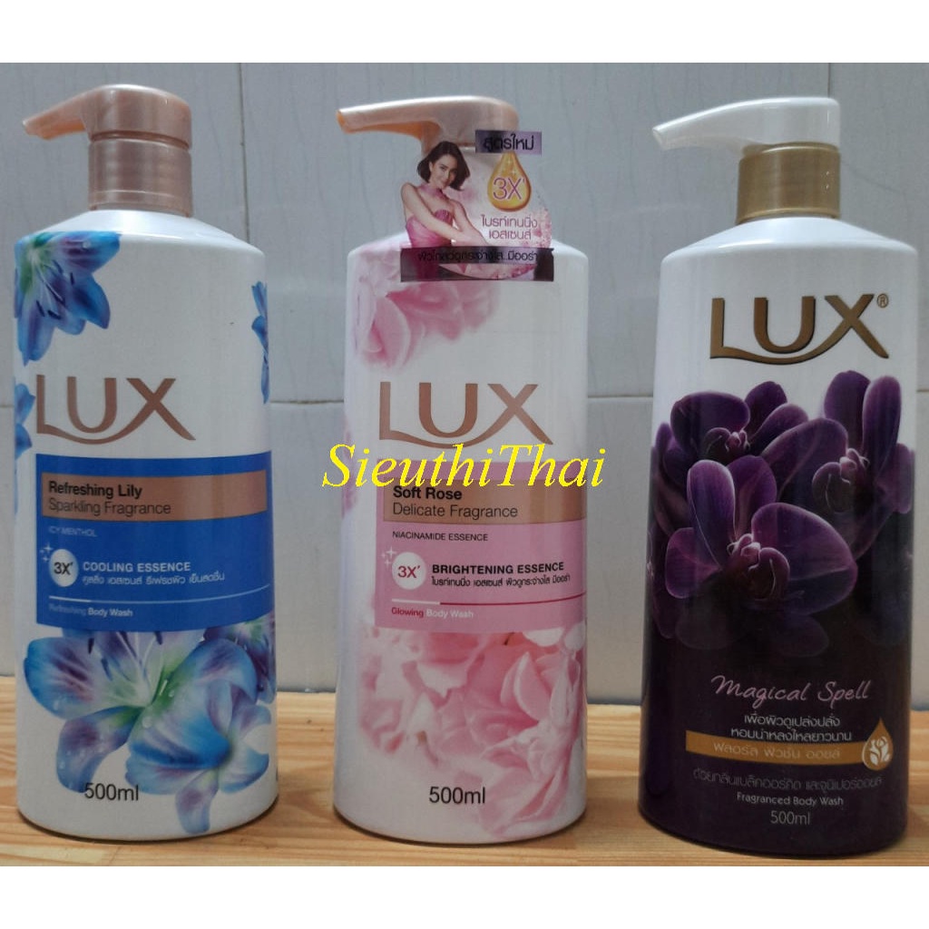 (Có 3 màu) Sữa Tắm LUX chai 500ML Thái Lan | Shopee Việt Nam