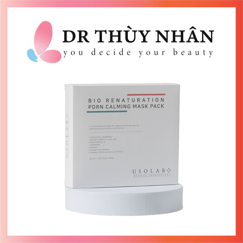 Mặt nạ BIO RENATURATION PDRN CALMING MASK PACK USOLAB | Shopee Việt Nam