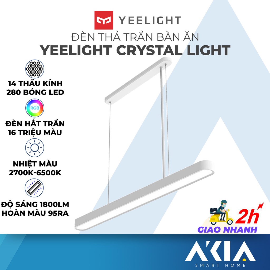 Đèn thả trần Yeelight YLDL01YL - LED chiếu sáng bàn ăn thông minh, Điều ...
