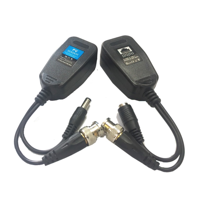 Video Balum Kèm Nguồn kết nối Lan RJ45, Balum POE có đèn báo chống ...