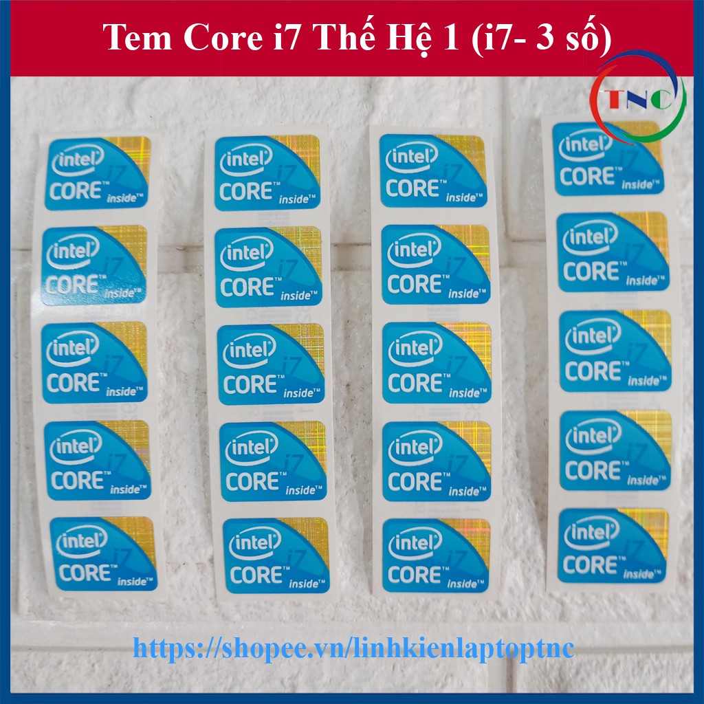 Tem Core i7 Thế Hệ 1 - màu Xanh | Shopee Việt Nam