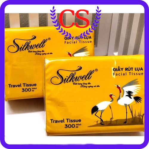 Giấy rút lụa Silkwell Facial Tissue 3 lớp bỏ túi siêu mềm mịn kích ...