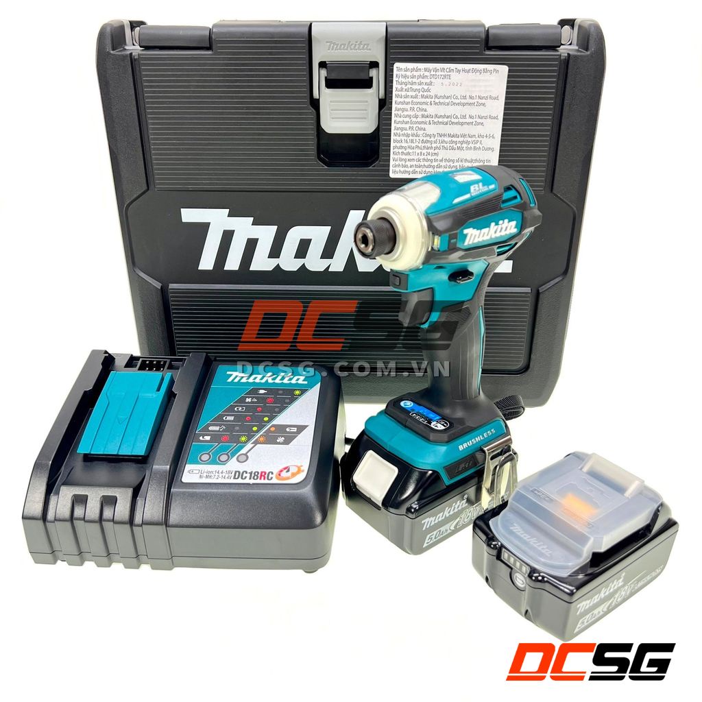 Máy vặn vít dùng pin 18V Makita DTD172RTE | DCSG | Shopee Việt Nam