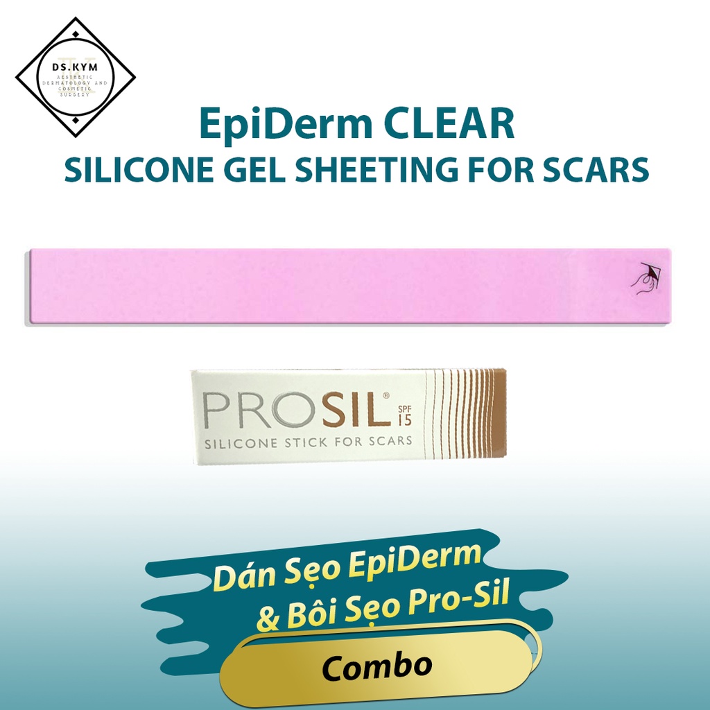 Combo Dán Sẹo Epiderm, Prosil Biodermis 100% Silicone Y Tế | Shopee Việt Nam