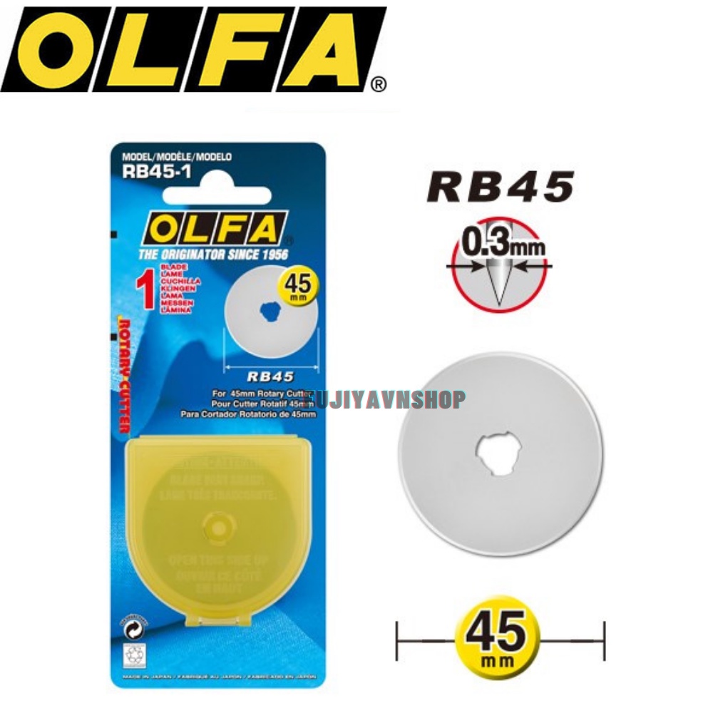 Lưỡi dao tròn 45mm OLFA - RB45-1 | Shopee Việt Nam