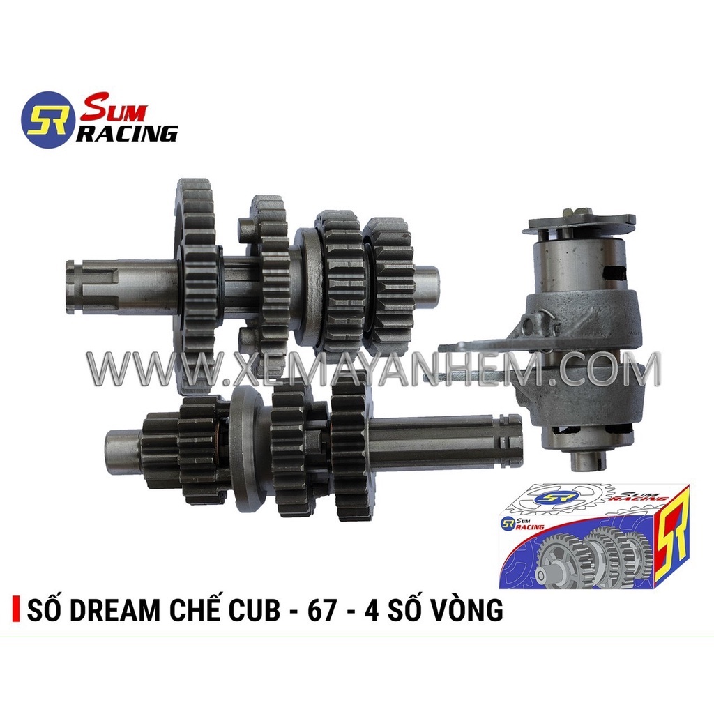 Bộ Số Cub 67 CD CL Cup 4 số vòng N1234 SUM RACING | Shopee Việt Nam