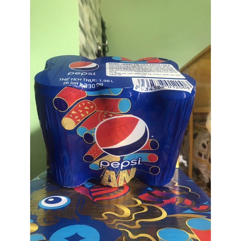 Lốc 6 lon PEPSI 330ml | Shopee Việt Nam