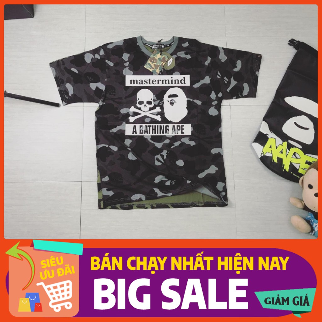 Áo thun bape collab mastermind - tee bape neighborhood | Shopee Việt Nam