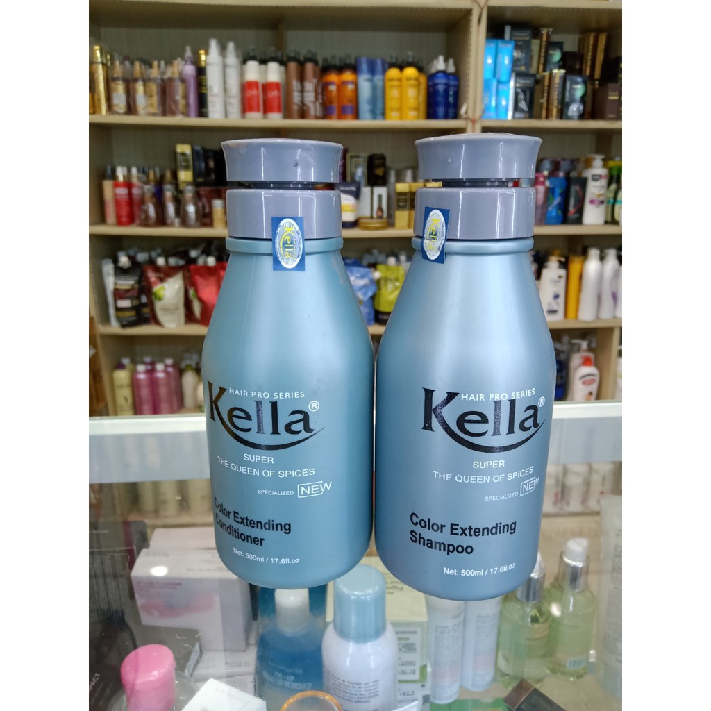 Combo dầu gội + dầu xả Kella dành cho tóc màu 500ml | Shopee Việt Nam