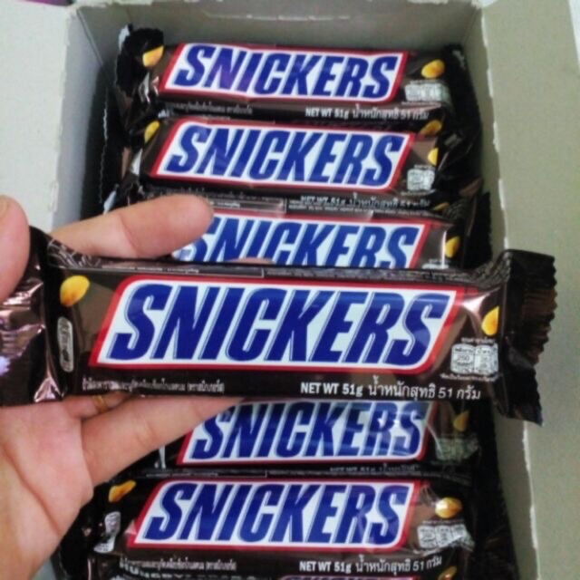 Socola snickers 51g hộp 24 thanh(mẫu mới,date mới nhất 2025) | Shopee ...