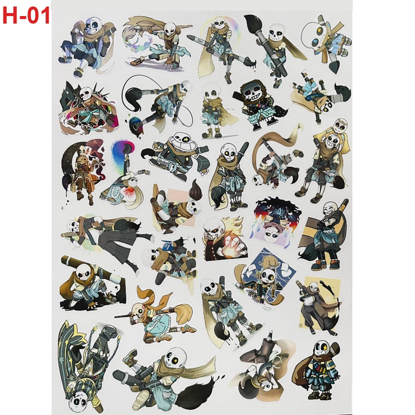Sticker/ Hình dán sans undertale game (các mẫu mới) | Shopee Việt Nam