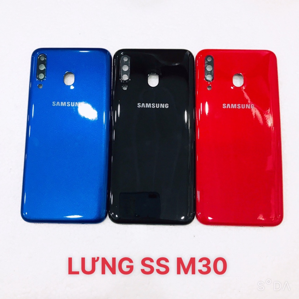 Lưng vỏ samsung m30, vỏ bộ, benzen, khung sườn, nắp lưng, nắp pin sam ...