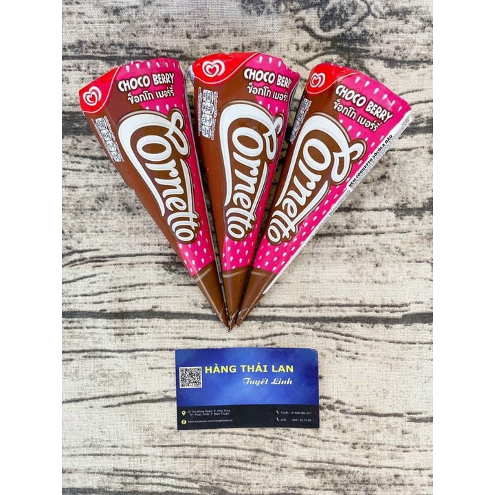 Kem ốc quế Cornetto Classic Wall's 110ml dâu | Shopee Việt Nam
