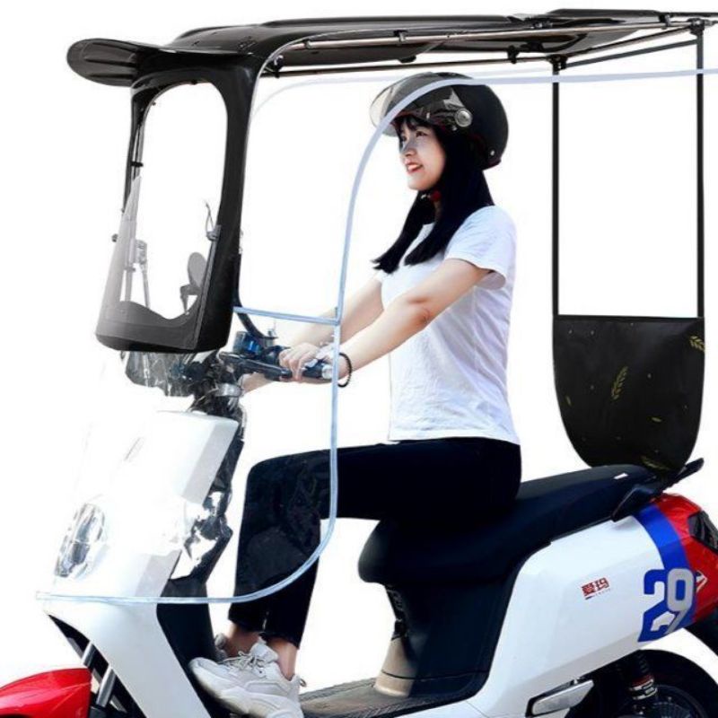 Mái che xe máy và xe đạp điện rèm cạnh tăng rộng 1515 | Shopee Việt Nam