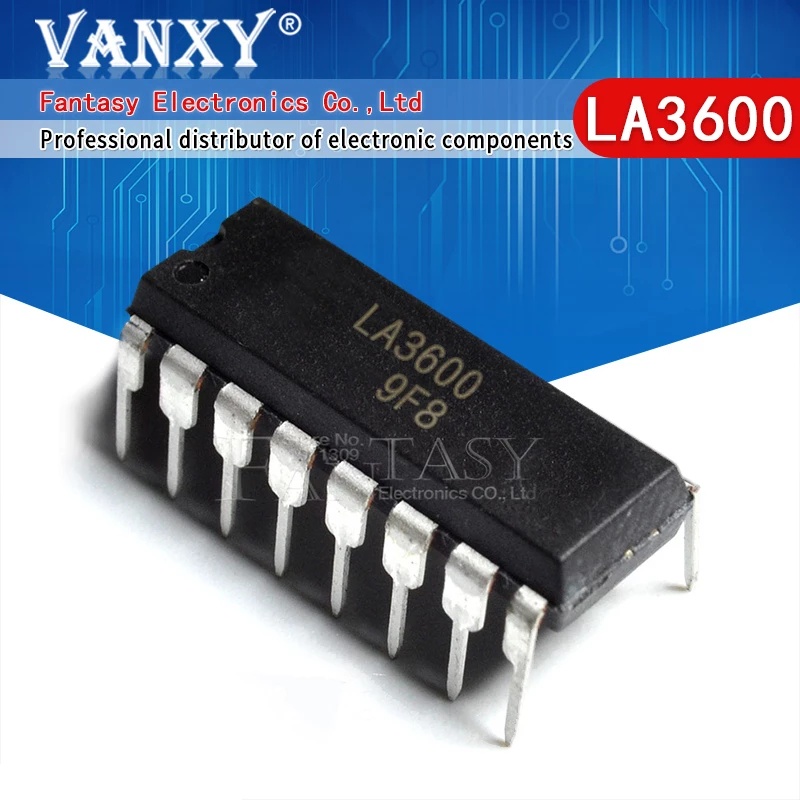 Bộ 5 LA3600 DIP-16 3600 DIP Bộ cân bằng đồ họa chip tích hợp mạch DIP ...