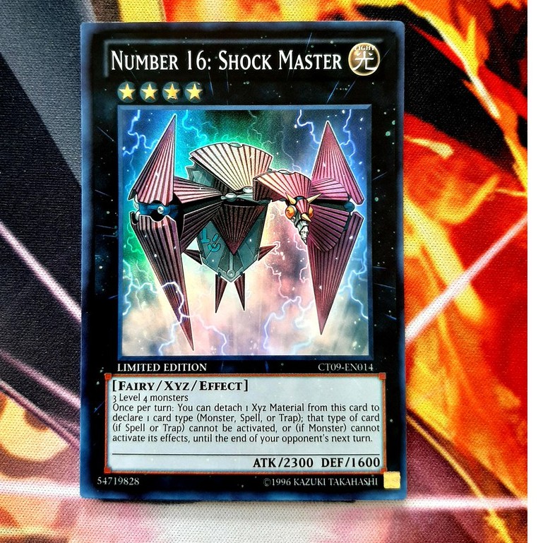 [ Đỗ Lạc Shop ] Thẻ Bài Mint90 Yugioh Monster Number 16: Shock Master - CT09-EN014 - Super ...