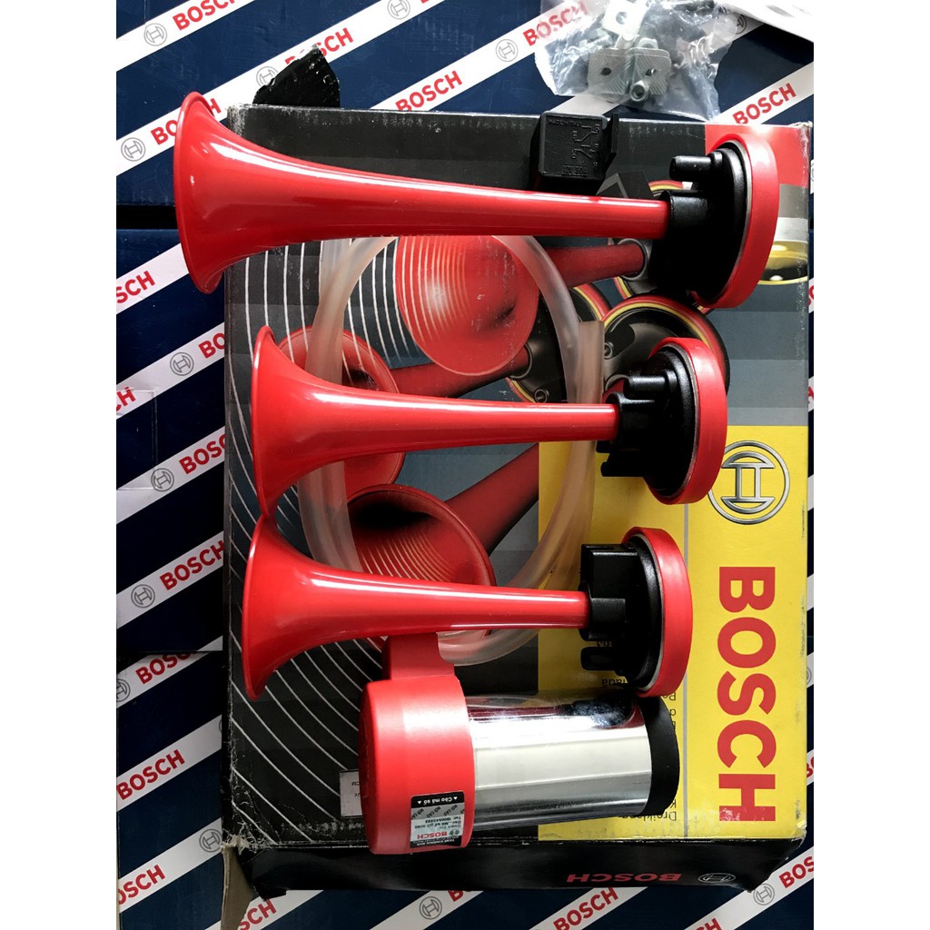 Còi hơi ( Kèn hơi) Bosch Kompressor Trumpet 3025 12V - Bộ 03 Còi ...