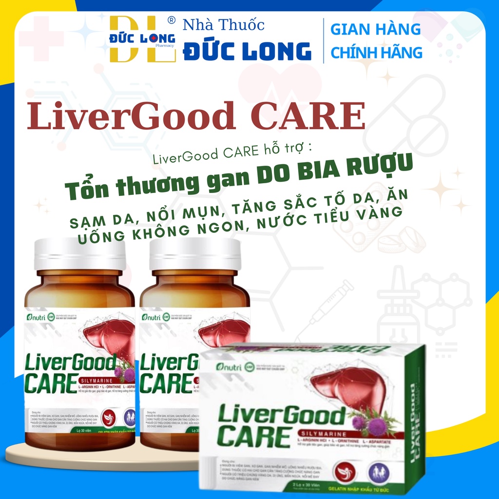 LiverGood Thanh nhiệt tiêu độc hộp 2 lọ x 30 Viên | Shopee Việt Nam