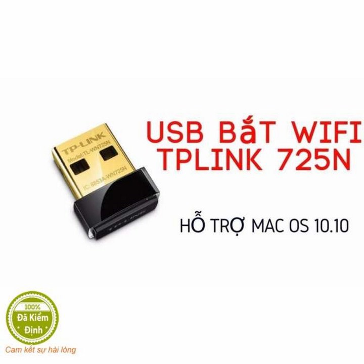 USB WIFI TPLINK 725N NANO CHUẨN N TỐC ĐỘ 150Mbps - bộ chuyển đổi usb ...