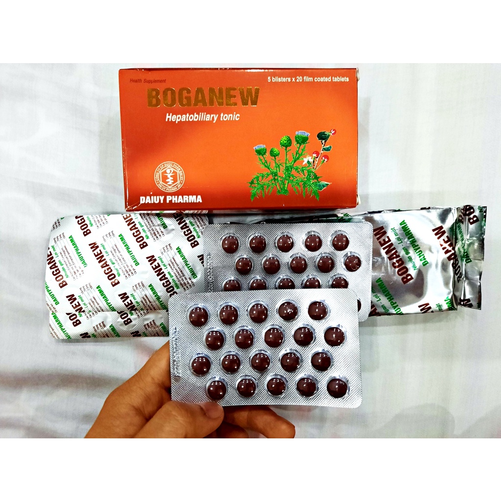 Bổ gan BOGANEW Đại Uy hộp 100 viên - Bổ gan - lợi mật - Tăng cường chức năng gan | Shopee Việt Nam