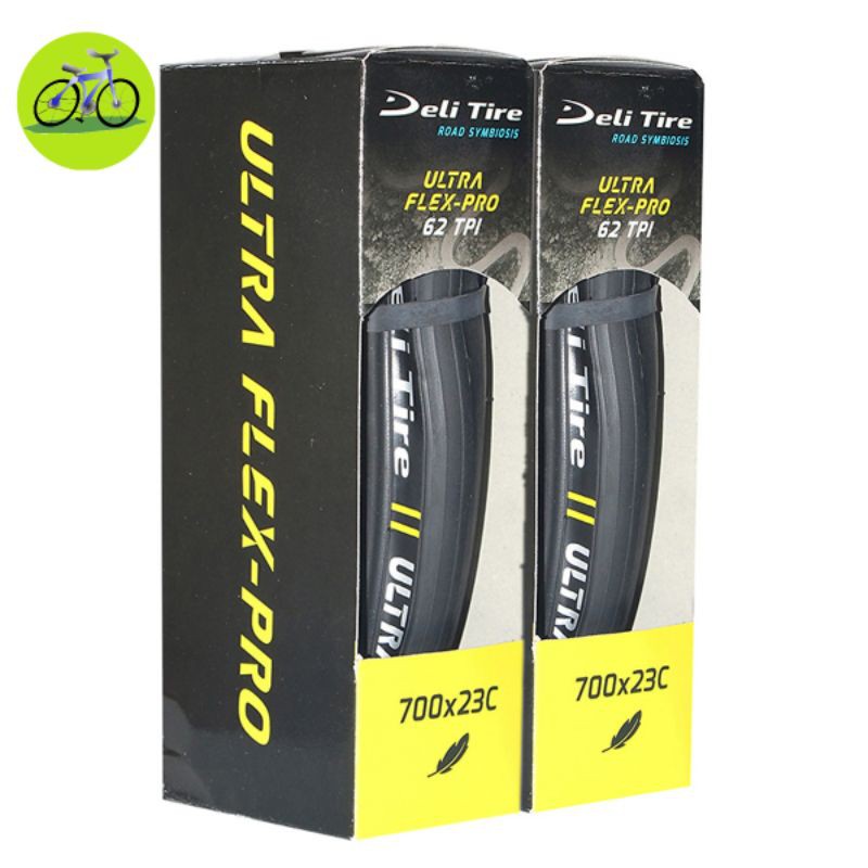 Vỏ (lốp) xe đạp gấp hộp Deli Tire ULTRA FLEX-PRO 700x23C | Shopee Việt Nam