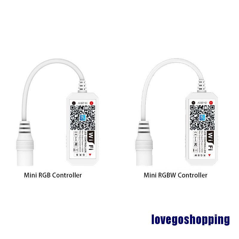 APP Control 5-28V MINI RGBW/RGB WiFi LED Controller For RGBW/RGB Led ...