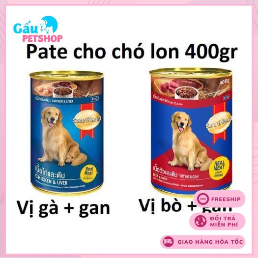 Pate SmartHeart Cho Chó (Lon 400g) | Shopee Việt Nam
