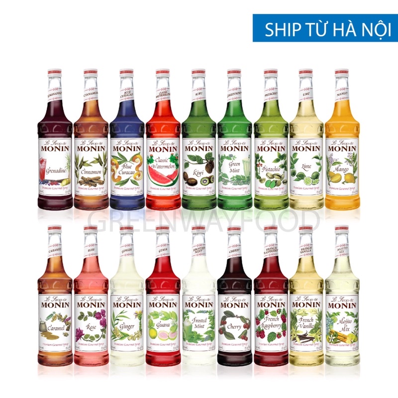 Siro MONIN các vị chai 700ml | Shopee Việt Nam