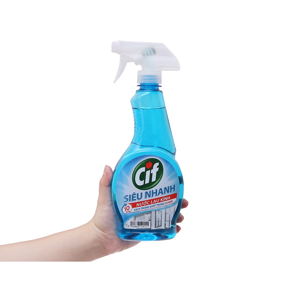 Cif xịt lau kính 520ml (xanh dương) | Shopee Việt Nam