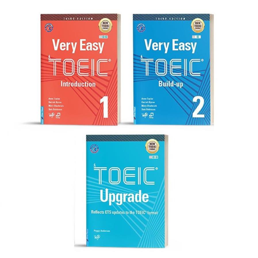Bộ sách Luyện thi NEW TOEIC. Trình độ Sơ - Trung cấp (Very Easy TOEIC 1 + Very Easy TOEIC 2 ...