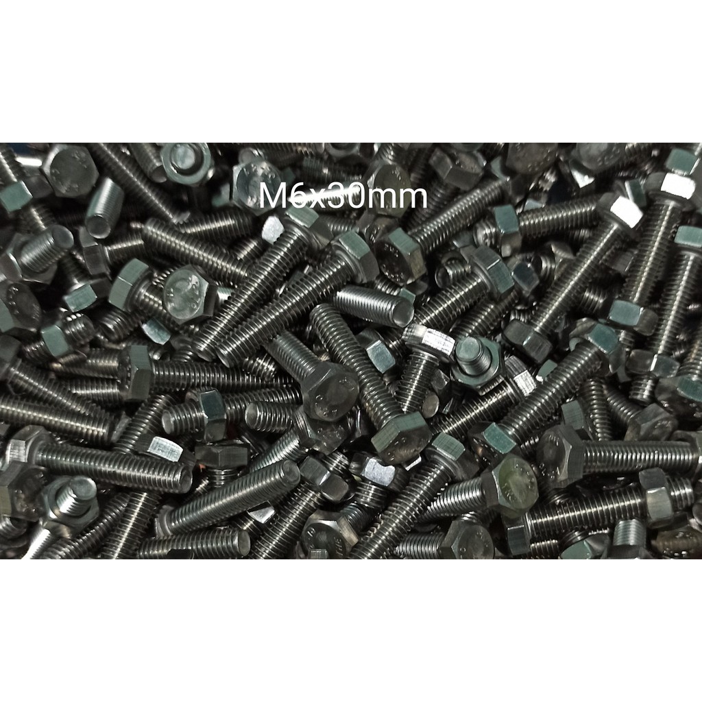 M6x10 , M6x15 , M6x20 , M6x30 , M6x40 INOX 304 COMBO 50 Bộ Bulong ...