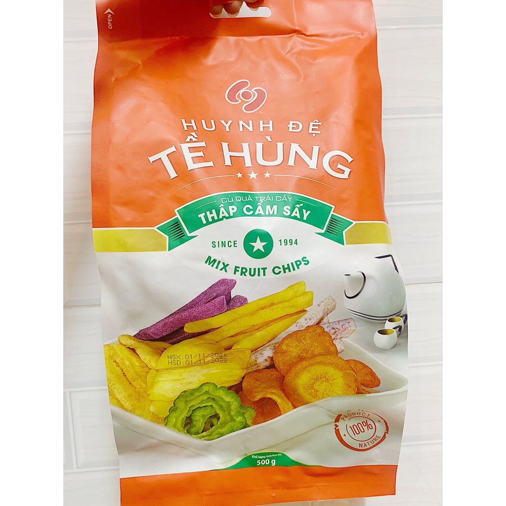 (DATE MỚI NHẤT: 6/2026) 1GÓI 500G TRÁI CÂY SẤY KHÔ THẬP CẨM TỀ HÙNG | Shopee Việt Nam