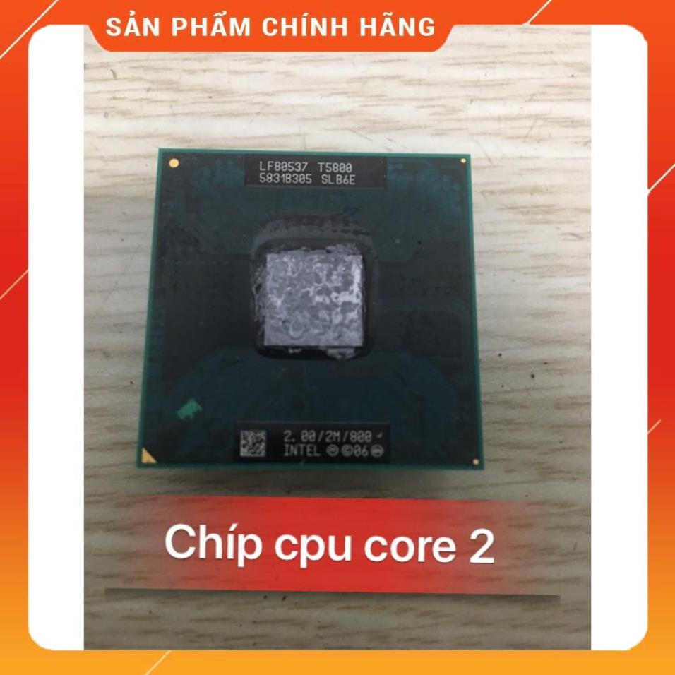 CPU intel laptop co2 T2390 đến T8700 hàng bóc máy zin đã tét ( ảnh minh ...