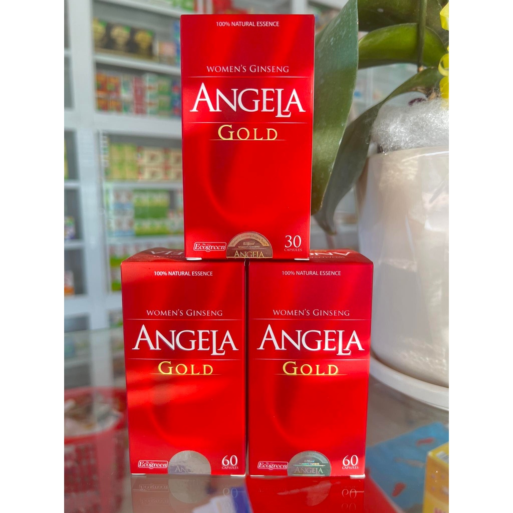 Viên uống Sâm ANGELA Gold tăng cường sinh lý nữ (Hộp 30 viên) có tem ...