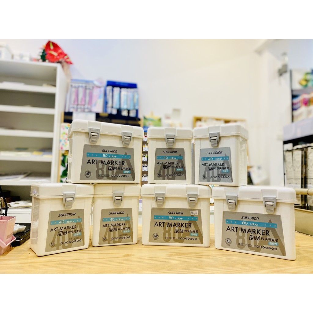 Set bút dạ marker Touch Soft head Superior đời mới nhất | Shopee Việt Nam