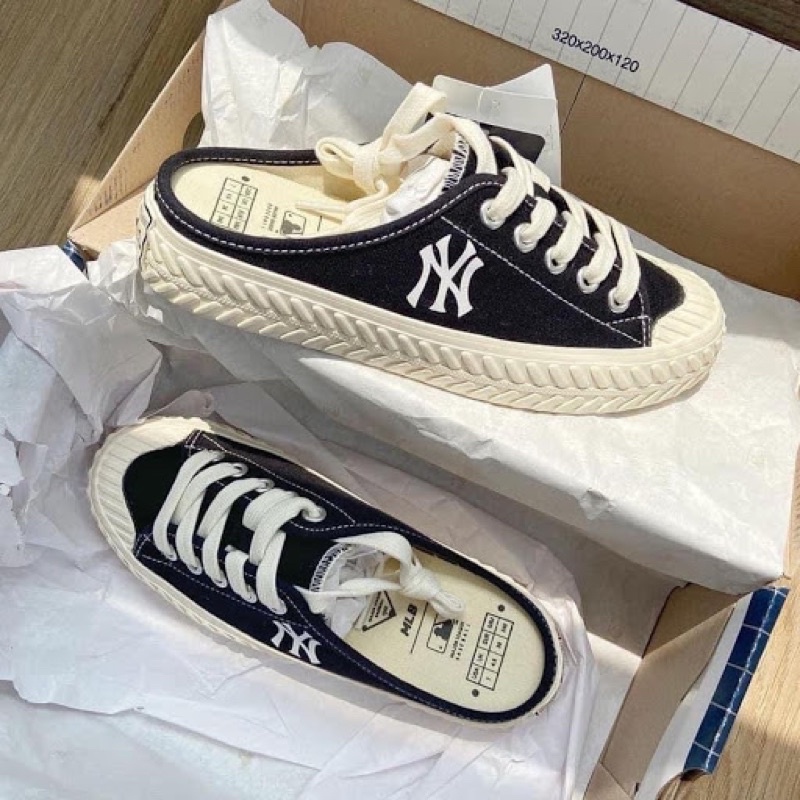 [Authentic] Giày MLB Mule Black | Shopee Việt Nam