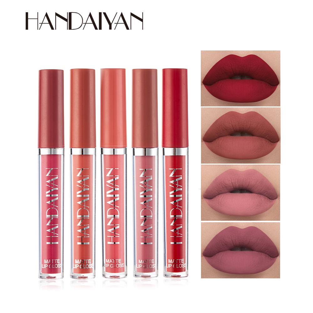 Son Kem Lì HANDAIYAN Matte Liquid Líptick Nhiều Màu Cho Mọi Tone Da Lâu ...