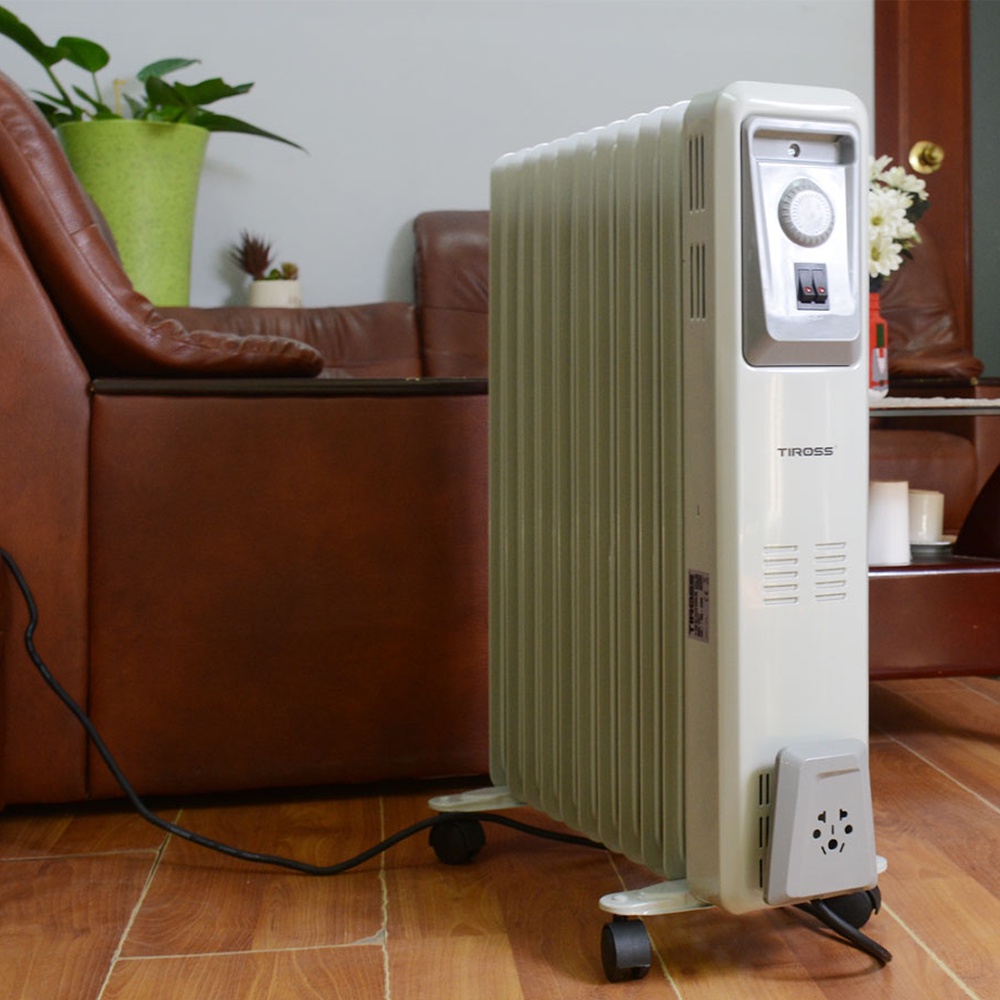 Máy Sưởi Dầu Tiross TS9217, 11 Thanh Nhiệt, 2200W, Hàng Chính Hãng, Bảo ...