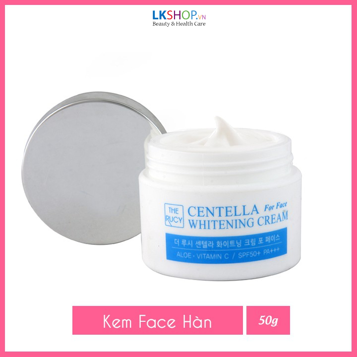 [CHÍNH HÃNG HÀN QUÔC] Kem Face Dưỡng Trắng Da Mặt The Rucy 50g | Shopee ...