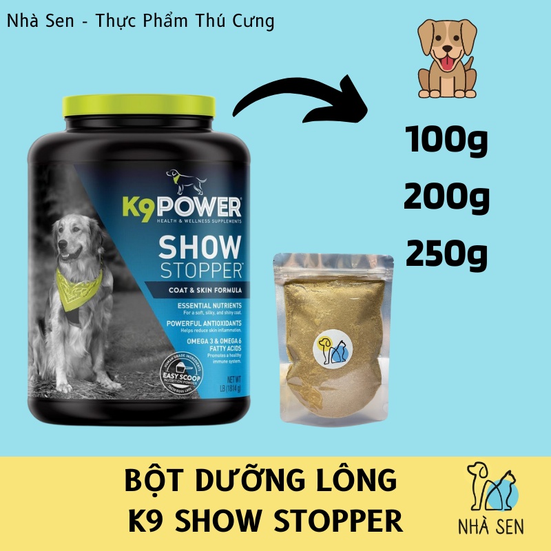 BỘT CHUYÊN DƯỠNG LÔNG, BỔ SUNG DINH DƯỠNG HẰNG NGÀY K9 SHOW STOPPER 100G | Shopee Việt Nam