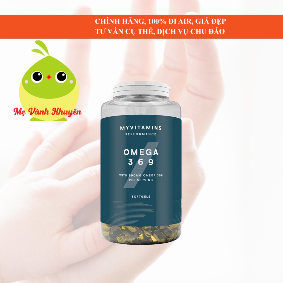 Viên uống (120v) bổ sung omega 3-6-9 hỗ trợ não, mắt, tim mạch ...