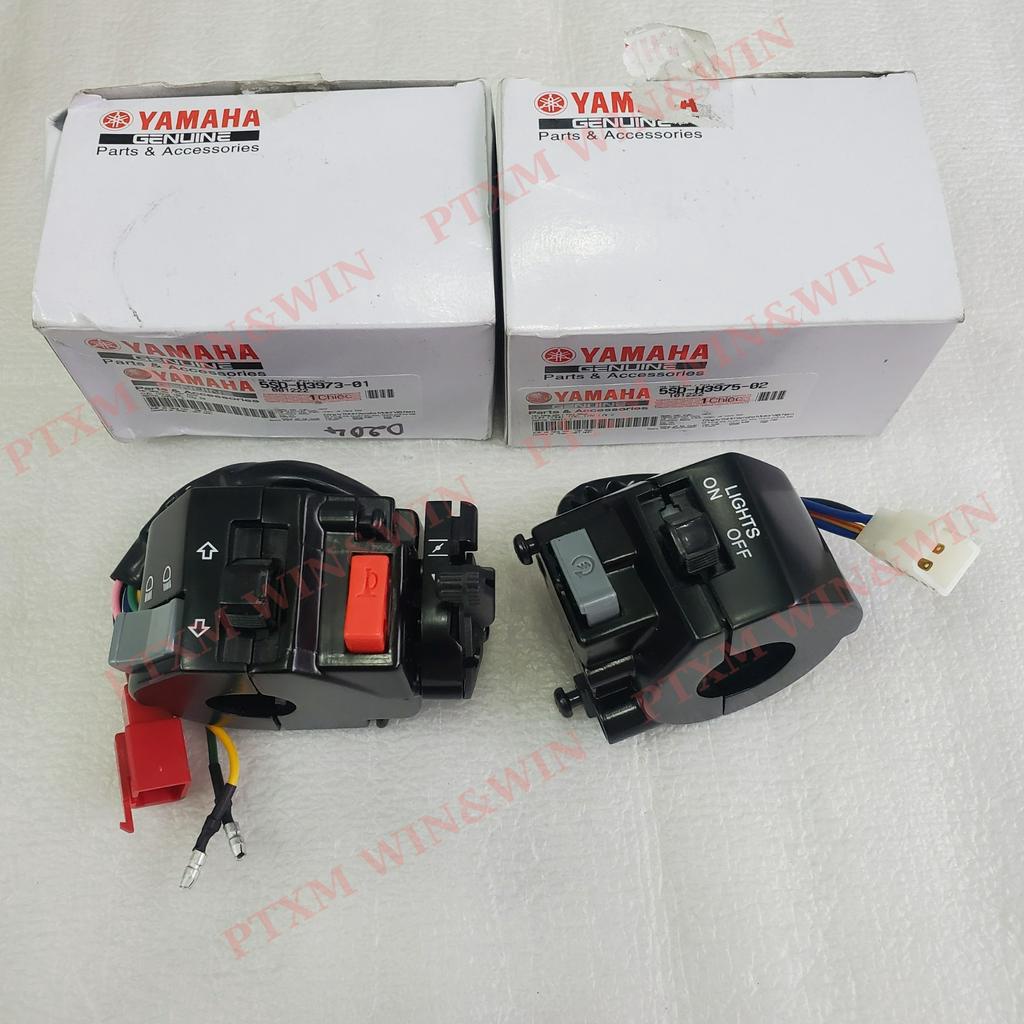 Cùm công tắc Jupiter V, R zin Yamaha VN - 5SD-H3973-01/ 5SD-H3975-02 ...