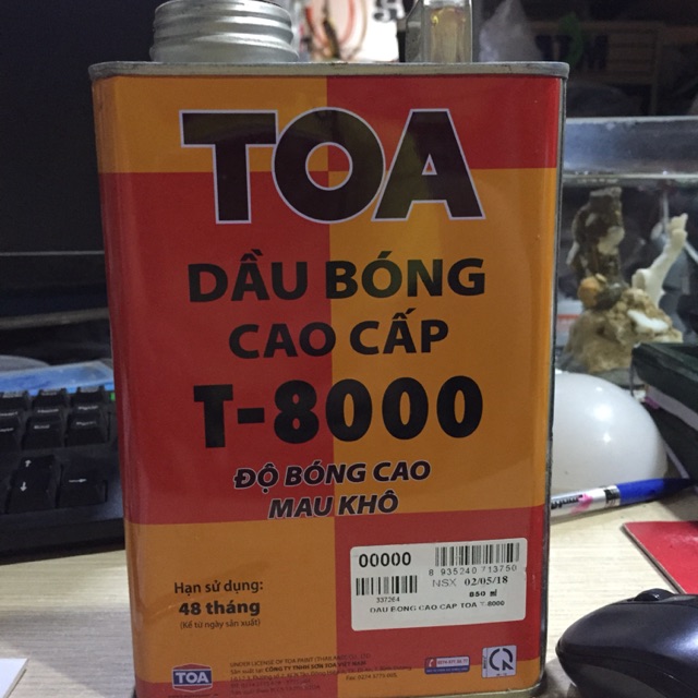 Dầu bóng TOA Varnish T8000 | Shopee Việt Nam