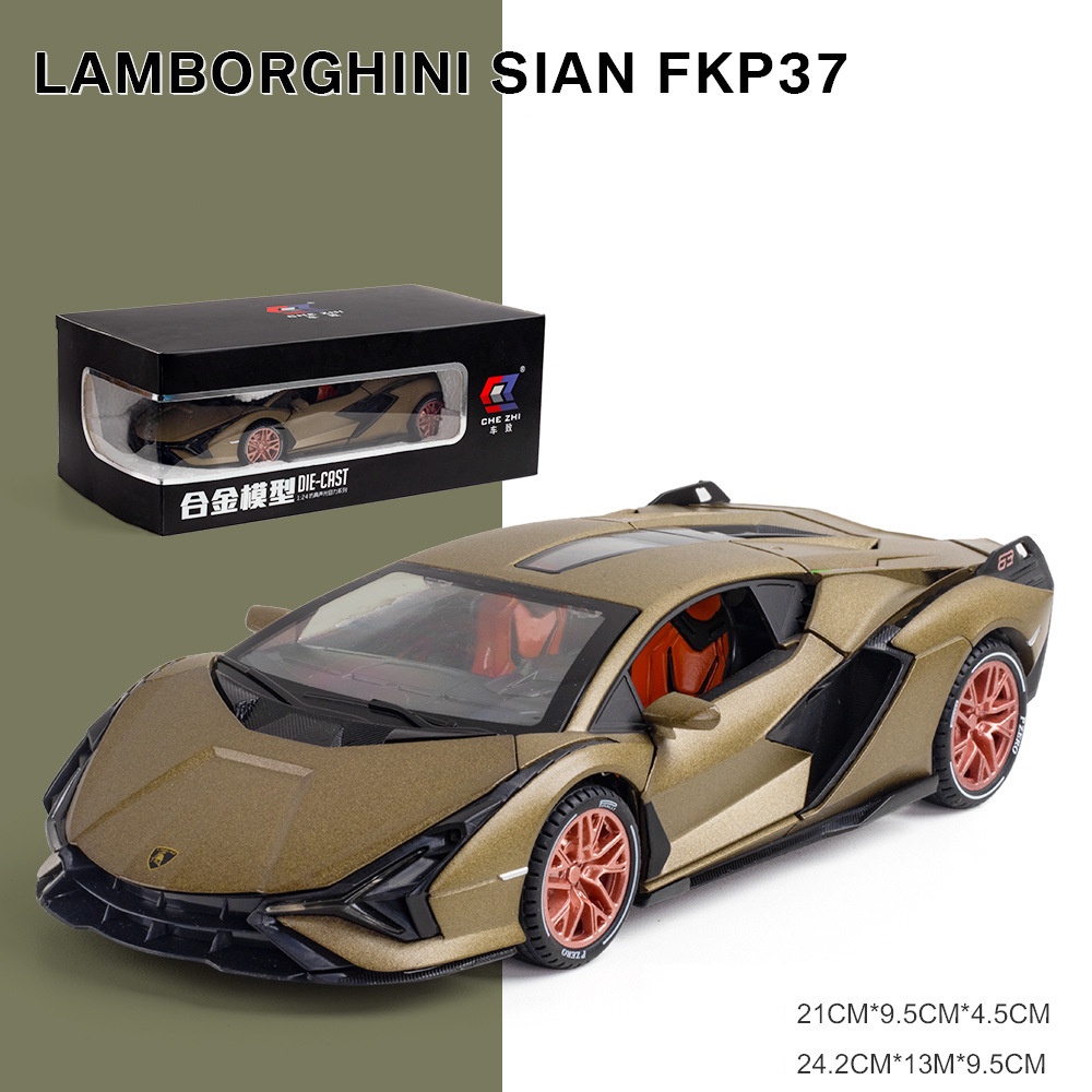 Mô Hình Xe Lamborghini SIAN FKP37 Tỷ lệ 1:24 hãng CHE ZHI | Shopee Việt Nam